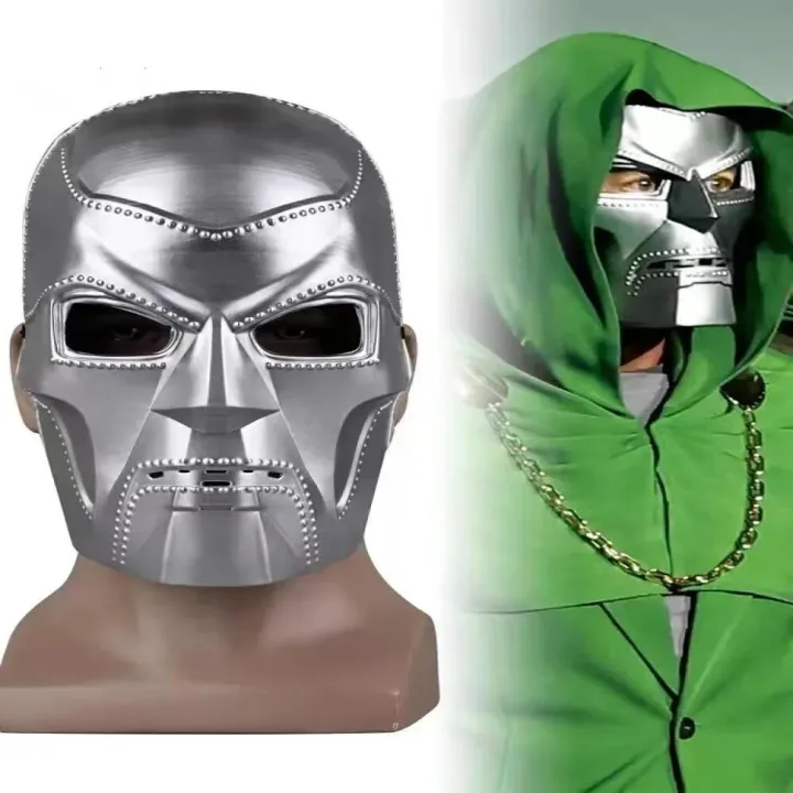 Movie Doctor Doom Cosplay Mask Plastic Adult Party Mask Props Face ...