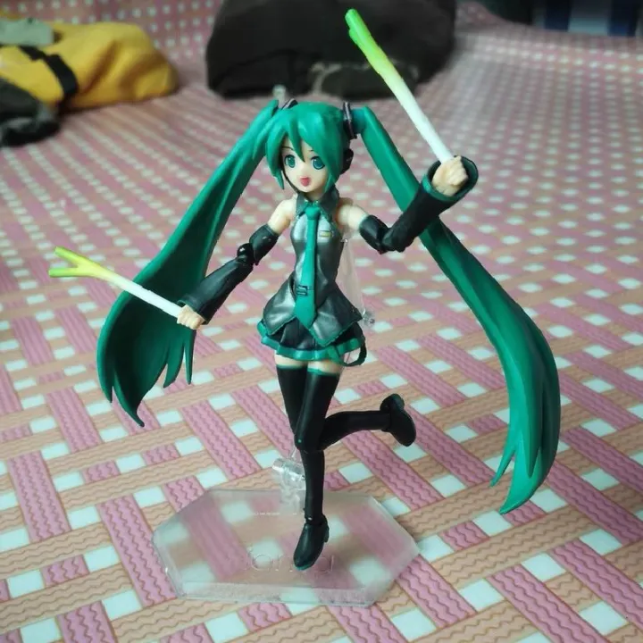 14cm Anime Hatsune Miku Figma 014 Joint Movable Face Change Boxed Doll ...
