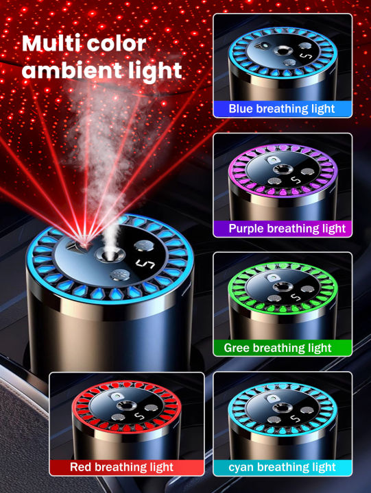 Rechargeable multi-color light romantic starlight lamp, car-mounted ...