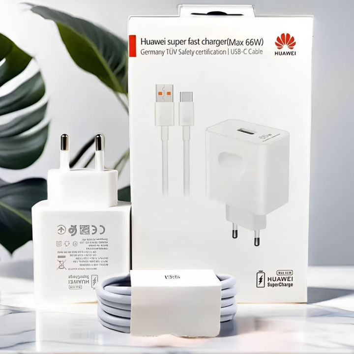 66W Fast Charging USB Wall Charger Power Adapter for Huawei Mate 40 P40 ...