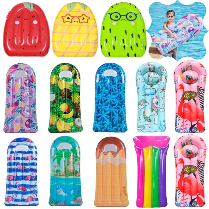 Kids Inflatable Surfboard Swimming Floating Mat Surfboard Pool Toy ...