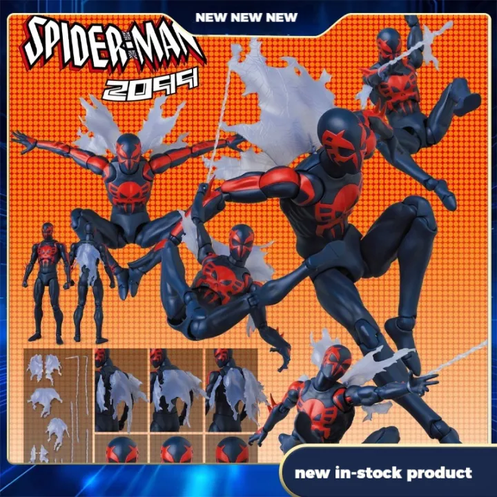 NEW MAFEX 239 Spider Man 2099 Comic Version 1/12 Scale 6-inch Mobile ...