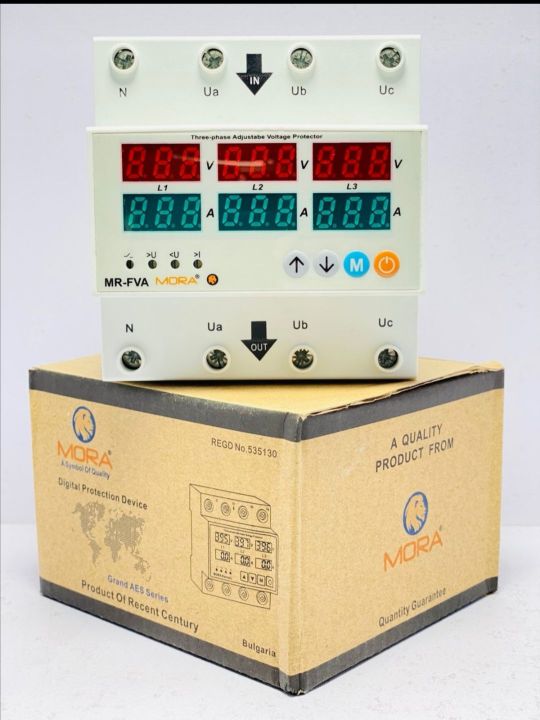 Digital Phase Failure 3 phase Relay proctector / under over voltage | Daraz.pk