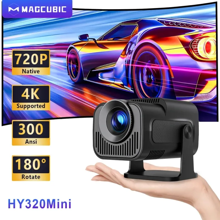 Magcubic HY320 mini portable android projector HY320 Mini Projector 4K ...