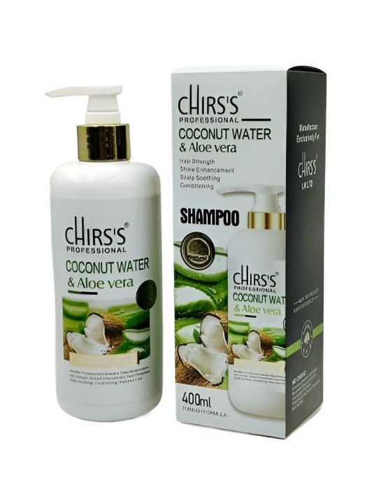 Chirs's Professional Coconut Water & Aloe Vera Hair Strength Scalp ...