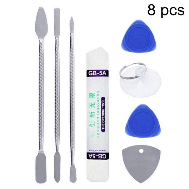 8pcs Set Combination Phone Repair Tools Disassembly Blade Tool Crowbar ...