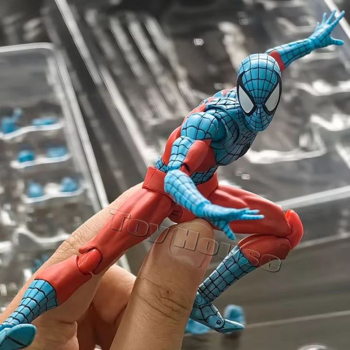 New Ct Toys Spiderman Figure Mafex 190 Web Man Shf 185 Spider Miles ...