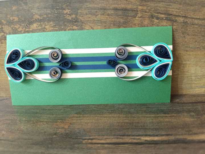 Hand Quilled Fancy Salami Envelope, Eidi Envelope, Customised Envelope ...