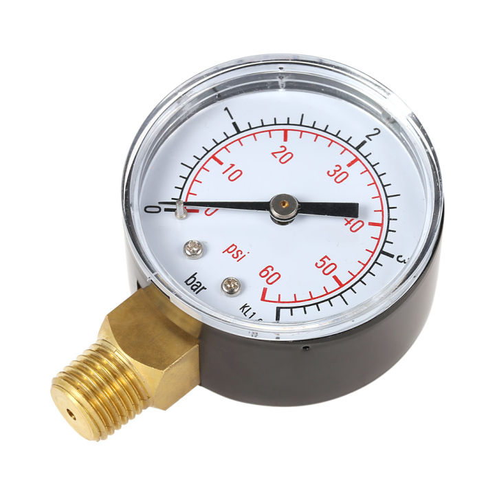 50mm 0~60psi 0~4bar Pool Filter Water Pressure Dial Hydraulic Pressure ...