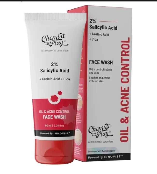 Chemist At Play Acne Control Serum + Acne Control Face Wash | 30 ml ...