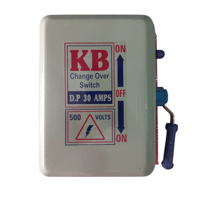 Electrical Change Over Switch 30 Amp 2 Pole 500 Volts Copper Points ...