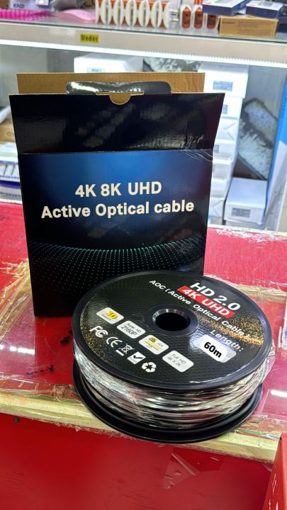 HDMI FIBER CABLE 60M & 100M | Daraz.lk