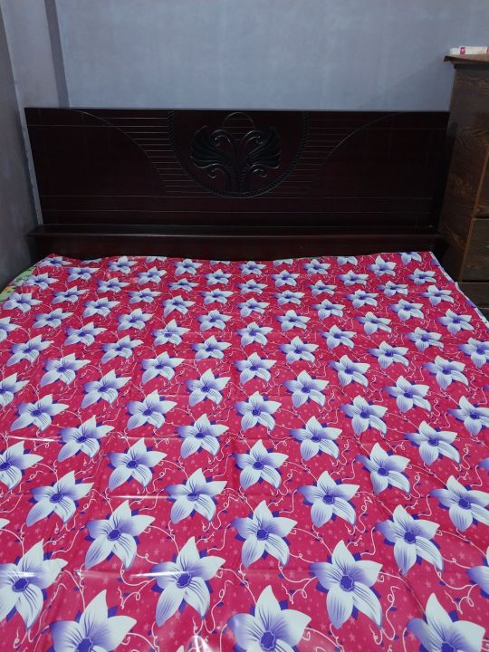 Bed sheet. Water proof foam rexine. Pvc coated. Cotton backing. 70inch ...