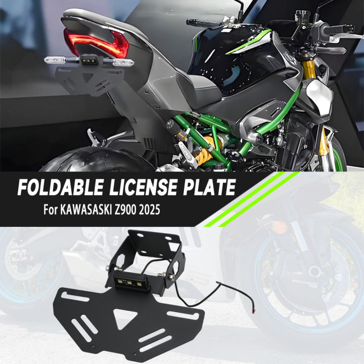 For Kawasaki Z900 Z-900 SE 2025 Motorcycle Foldable Registration Plate ...