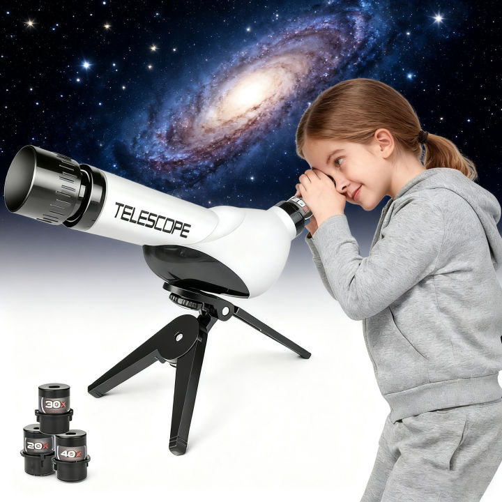 Kids' Telescopes 40X Science Experiment Monocular Educatinal Science ...