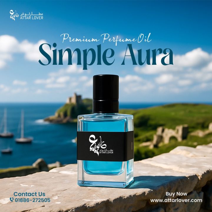 Simpal Aura Attar Made In Dubai For man a refreshing attar 3ml/6ml/12ml ...