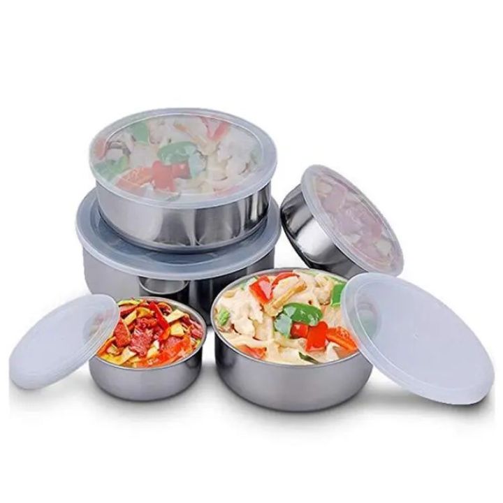 Stainless steel protect fresh box (5 pieces) | Daraz.lk