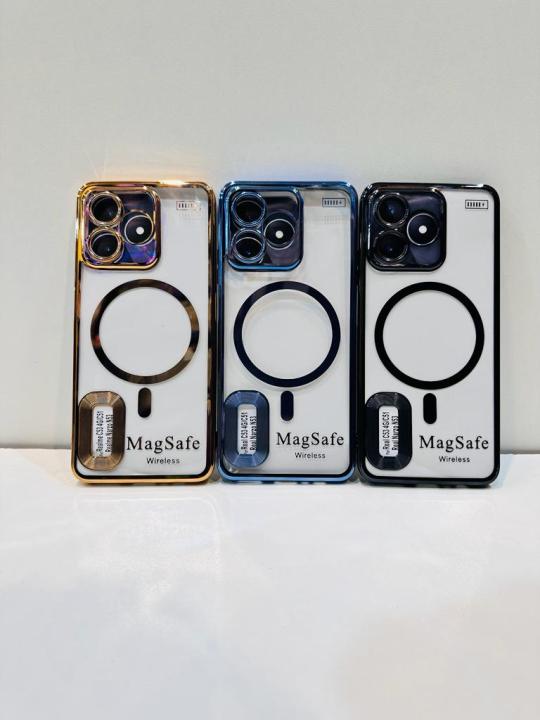 Realme C51 Back Cover Luxury 6D Plating Soft Case - MAG Safe Design ...