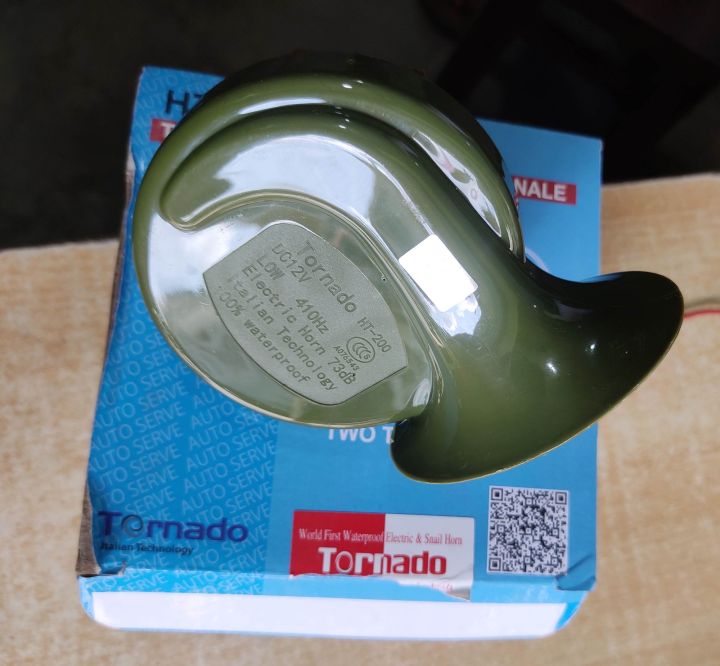 Tornado Pop Horn TH-200 Double pin full Waterproof made italian ( 2 ...