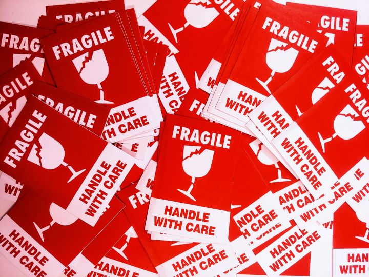 Fragile Stickers for Sensitive Products Handle With Care-pack of 100 ...