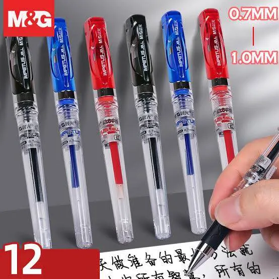M&G Vision Gel Pen 0.7mm available in Black and Blue colour only | Daraz.pk