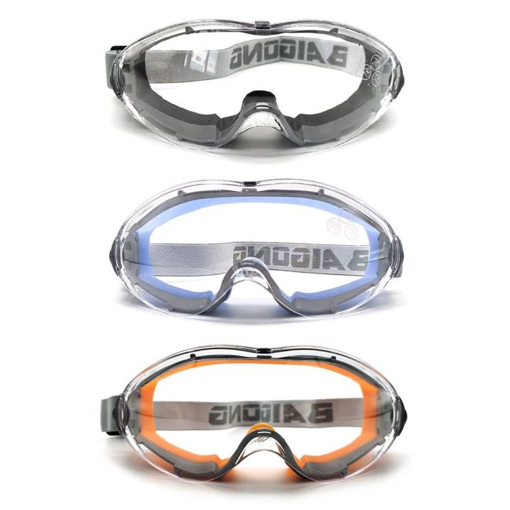 Industrial Grade Safety Goggles, Anti Fog Clear Lens Lab Goggles Fit ...