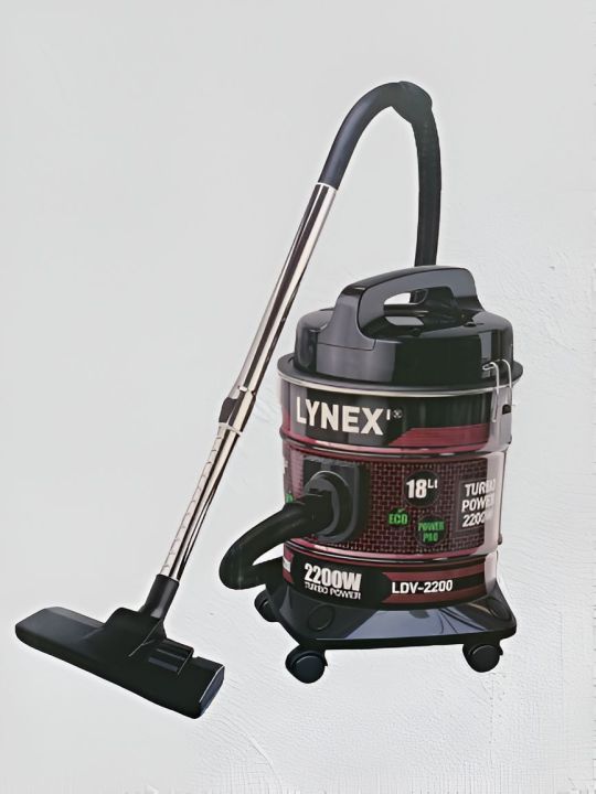 Lynex 2200 Watts Drum Vacuum Cleaner with 18 Liter Dust Capacity ...
