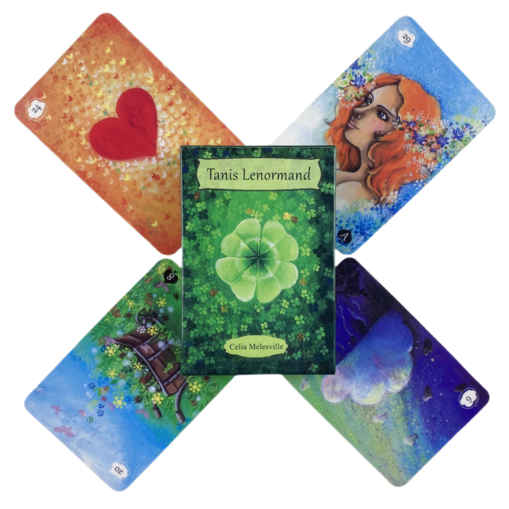 Tanis Lenormand Cards Oracle A 38 English Divination Edition Deck Borad ...