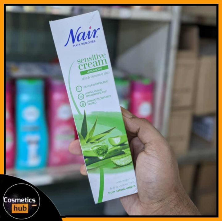 Nair Hair Removal Sensitive Cream 80 ml For Legs And Body with Aloe ...