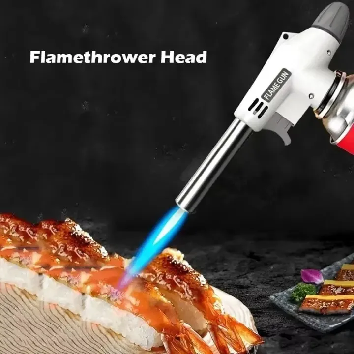 BBQ Flame Butane Lighter Adjustable Gas Lighters Ignition Head with ...