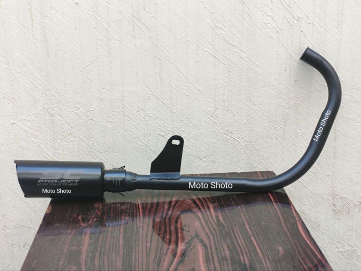 SC Project Cut Exhaust With Bend Pipe For Honda CG-125 | Daraz.pk