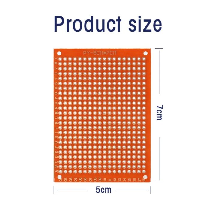 1/2/5PCS Single Side PCB Board 5x7cm 10x15cm Universal Printed Circuit ...
