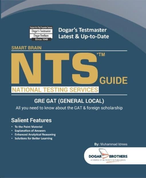 NTS National Testing Services Preparation book GRE GAT (General Local ...