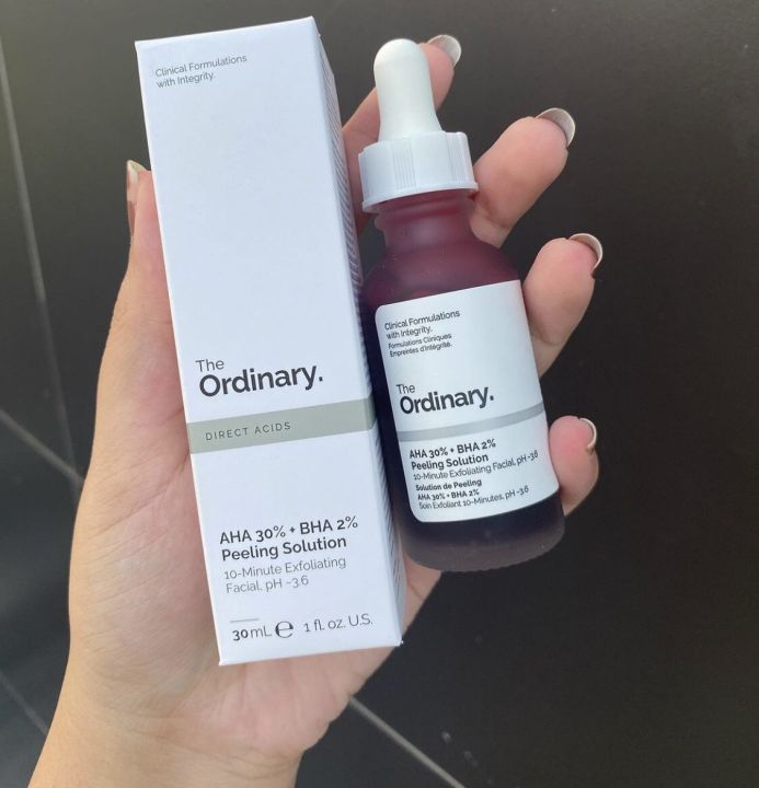 The Ordinary AHA 30% + BHA 2% Peeling Solution Authentic Canada Barcode ...