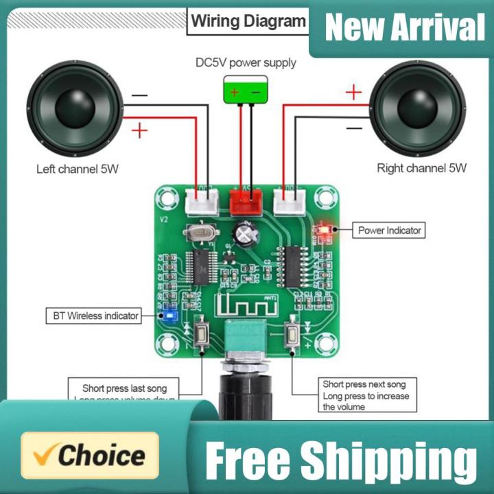 PAM8403 DIY Wireless Speaker Amplifier Board Ultra Clear Bluetooth ...