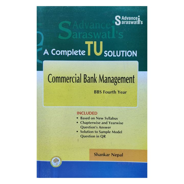 Advance Saraswati's Commercial Bank Management - A Complete TU Solution ...