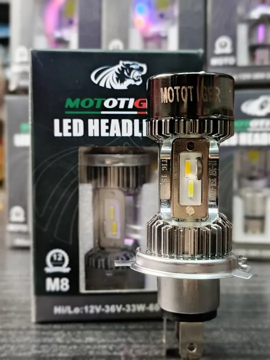 Mototiger M8 LED Headlight 2 colour | Daraz.com.bd