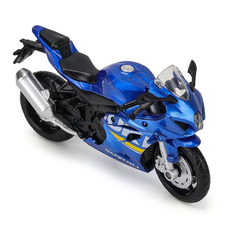 MSZ 1:18 Suzuki GSX-R1000 with base alloy die-cast car motorcycle model ...