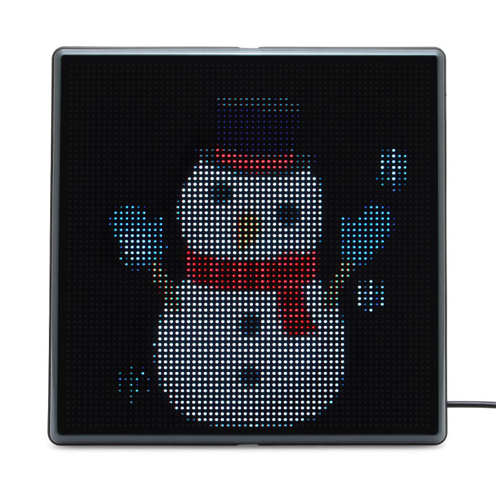 RGB LED Pixel Display Panel Lamp Programmable Art Light Creative Display Screen Night Lights For ...