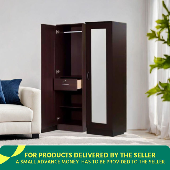 Andormahal single door MDF Almirah (ek palla) - 6ft by 16inch by 16inch ...