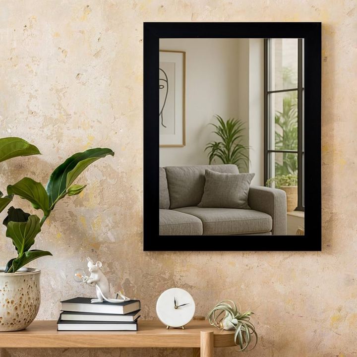 Frame mirror (black) | Daraz.lk