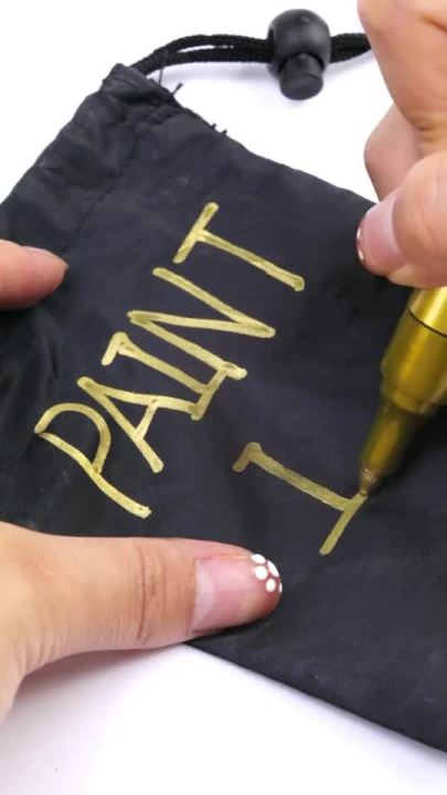 GN Metallic Paint Marker Pens with Ink Set Gold Silver White Permanent ...