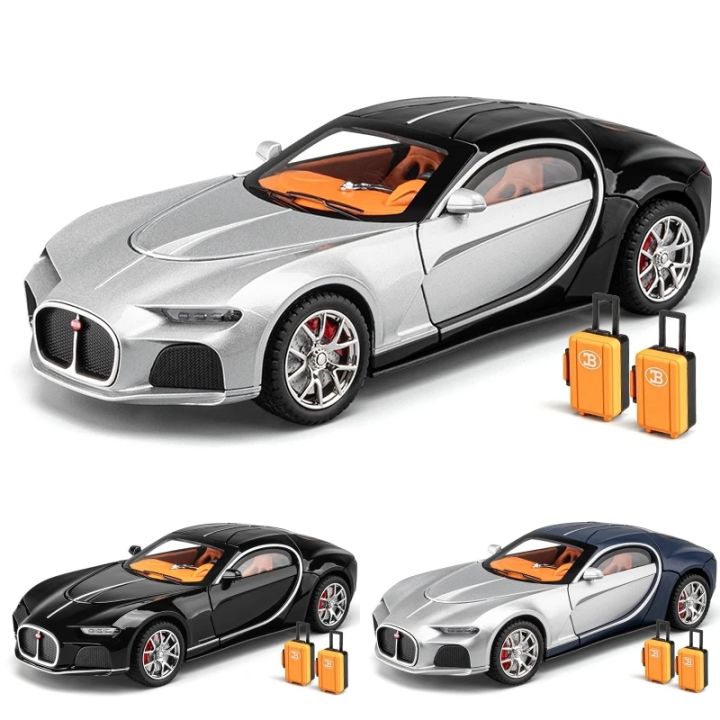 1/24 Bugatti Atlantic Diecast Toy Car Vehicle Miniature Classic Model ...