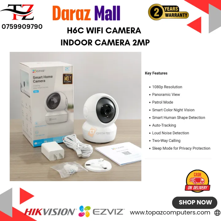 H6C PRO WIFI CAMERA 2MP & 4MP INDOOR | Daraz.lk