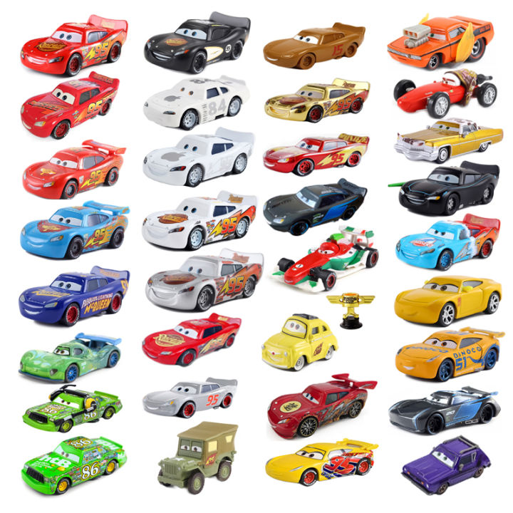 Disney Pixar Cars 3 Metal Diecast Toy Car 95# Racing Anime Figure ...