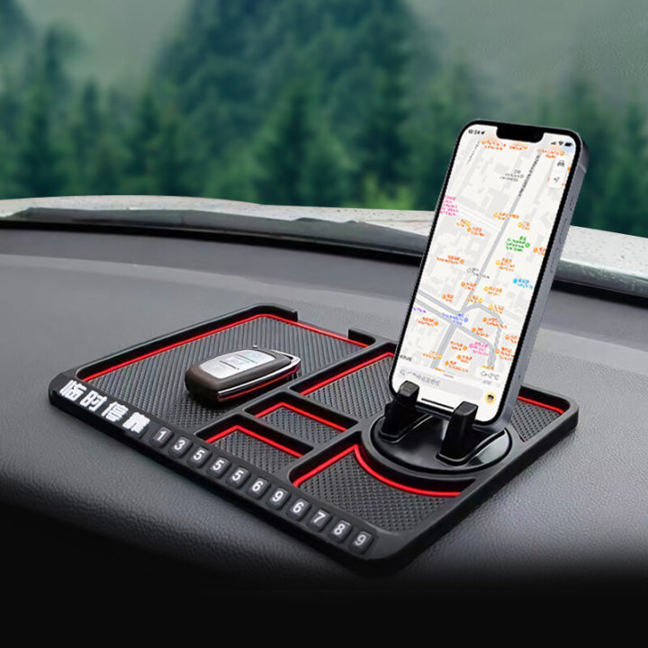 Candyrose 3in1 universal car anti-slip pad car phone holder anti-slip ...