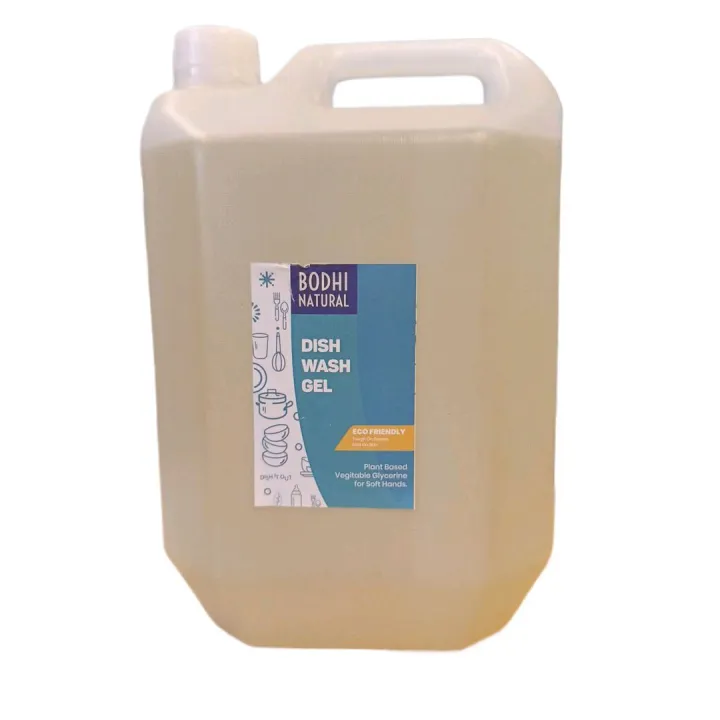 Bodhi Natural Dish Wash Gel ( Fragrance Free Or Lemongrass ) ( 5 liter ...