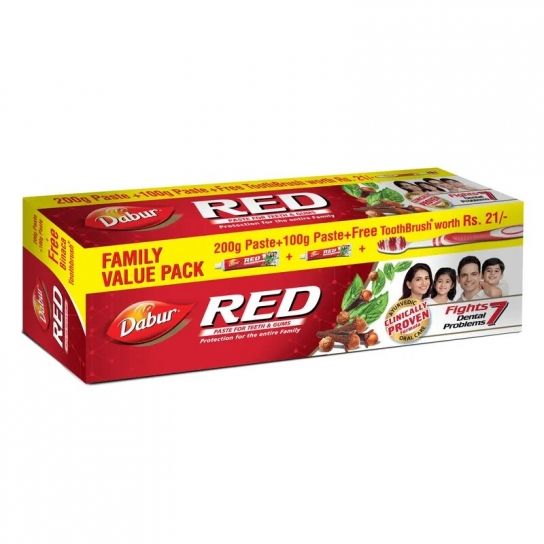 Dabur Red Toothpaste 255 gm Family Pack | Daraz.com.np