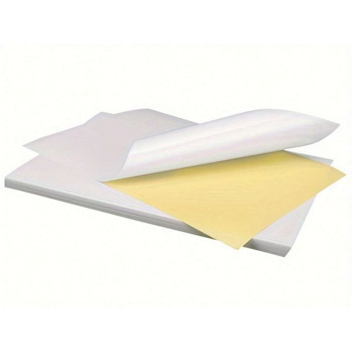 50pcs A4 glossy self-adhesive label paper printable, inkjet printer and ...
