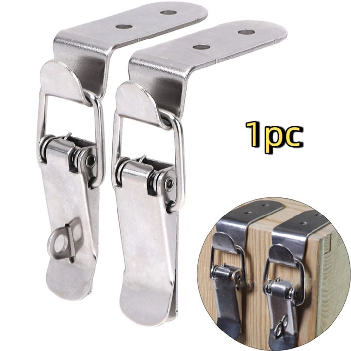 Iron Spring Loaded Draw Toggle Latch Clamp Clip Hasp Latch Catch Clasp ...